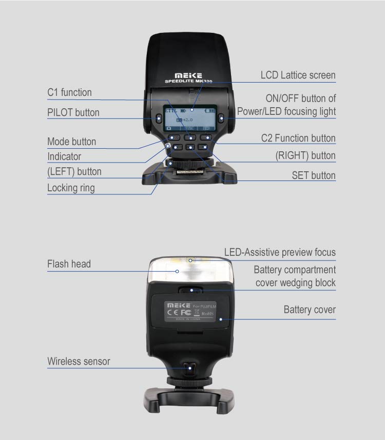 MK320 F Speedlite - Hongkong Meike Digital Technology Co., Ltd